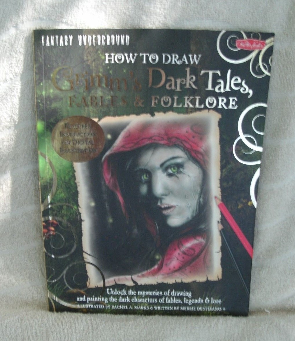 How to Draw Grimm's Dark Tales, Fables & Folklore Paperback (English ...