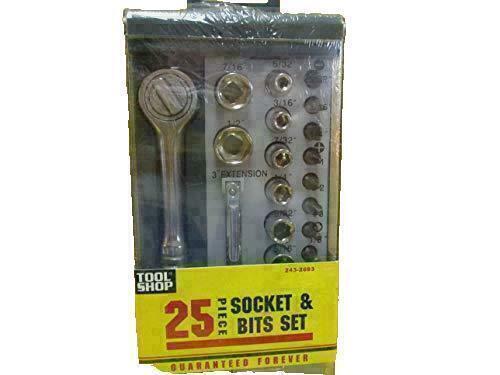 Tool Shop 25 Piece Socket & Bits Hand Tool Set | eBay