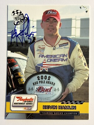 KEVIN HAMLIN 2002 PRESS PASS #86 * AUTOGRAPHED NASCAR RACING CARD | eBay