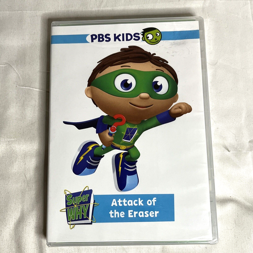Super Why! DVD Attack Of The Eraser PBS Kids Widescreen 2017 Sealed | eBay