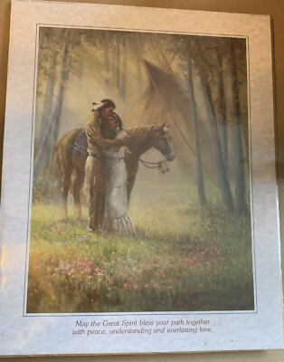 M Caroselli Native American Art Print Great Spirit | eBay
