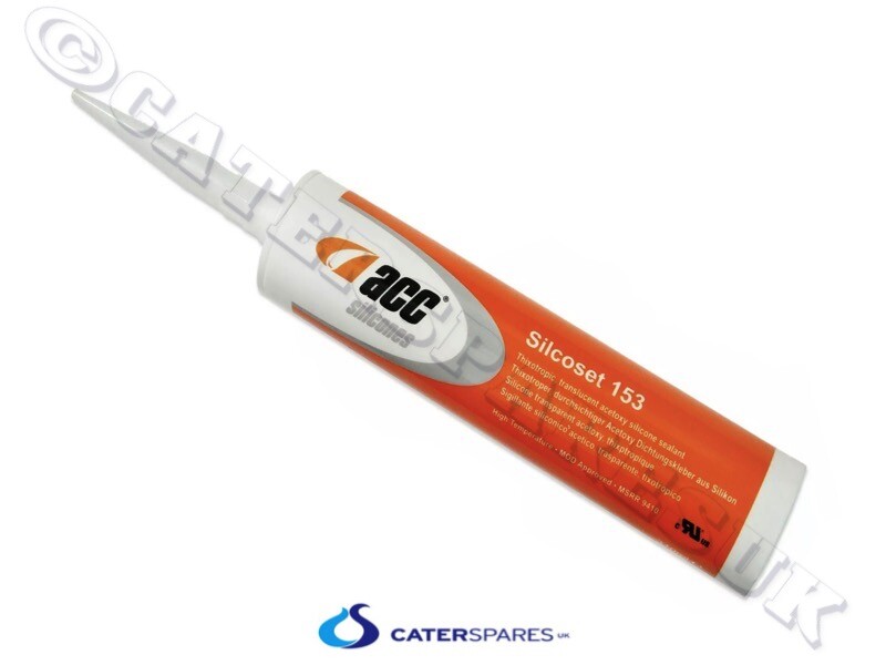 HIGH TEMPERATURE SILICONE SEALANT CLEAR ACC SILICONES SILCOSET-153 225°C 310ml | eBay