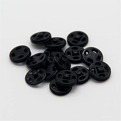 1 Bag/15 Set Invisible Small Plastic Snap Buttons Sew-on Snap Buttons ...