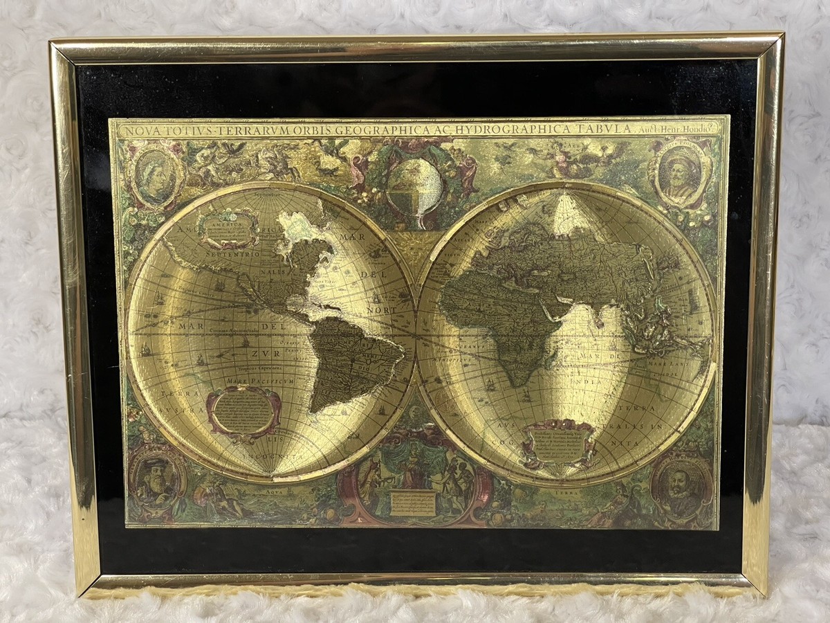 Vintage World Map Artsy Vintage World Map By Gilmour And Dean