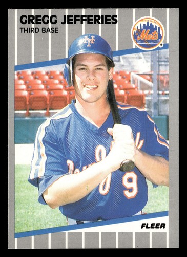Gregg Jefferies 1989 Fleer #38 New York Mets Buy10get5FREE | eBay