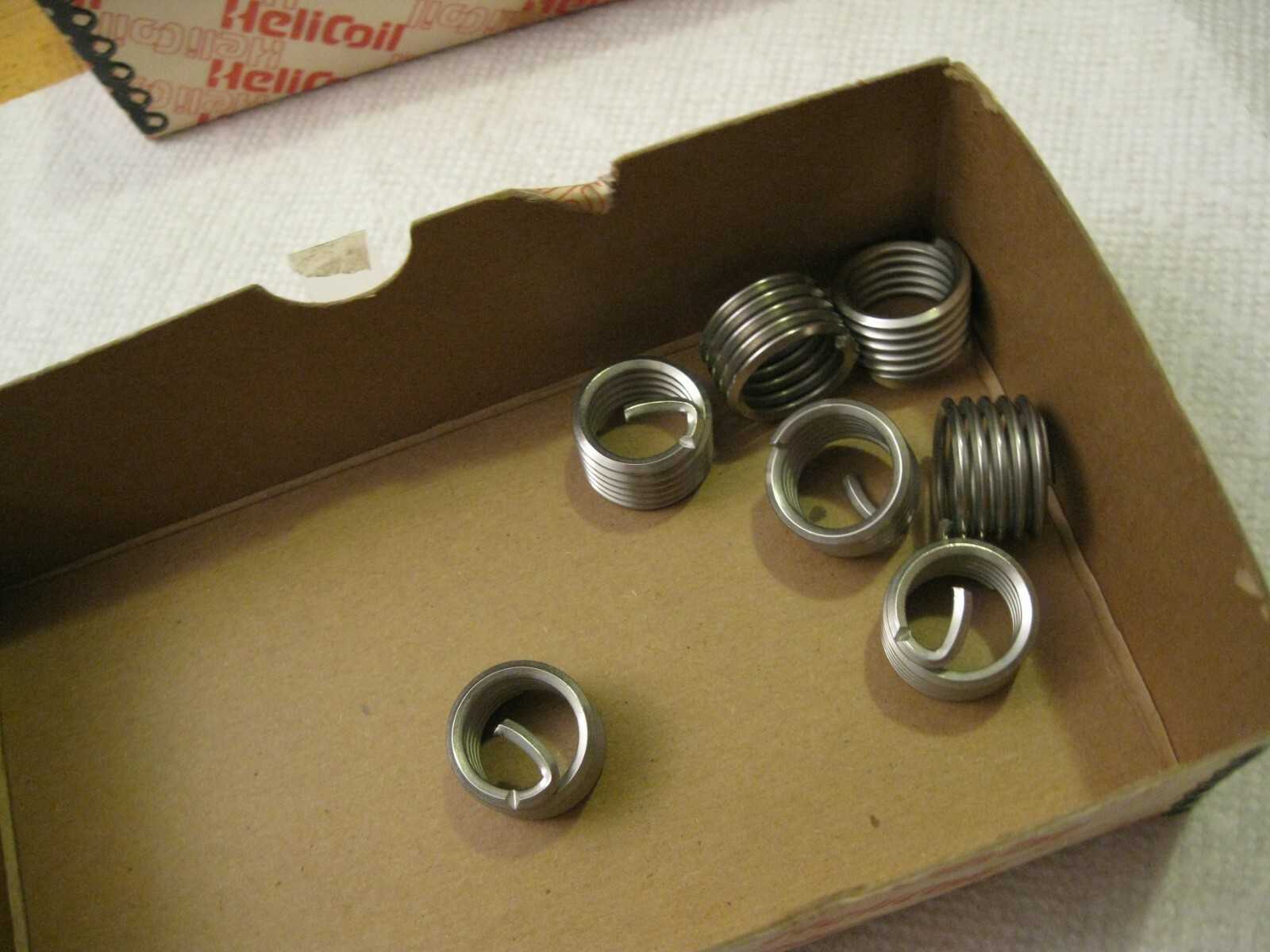 M18 X 2.5 X 18 Helicoil Free Running Screw Thread Insert 7pc Lot | eBay