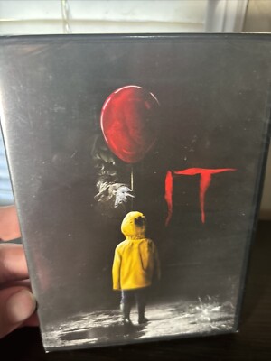 DVD Movie "IT", 2017 movie Stephen King scary pennywise clown red ...