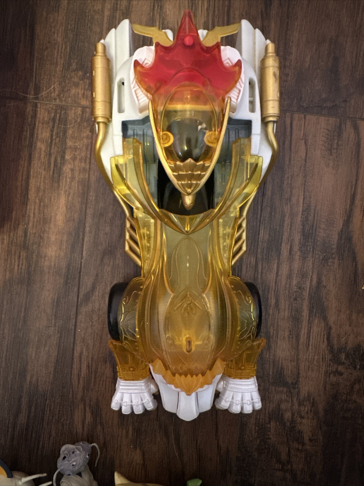 RARE BANDAI 2005 Power Rangers Mystic Force Vehicle Car White Ranger | eBay