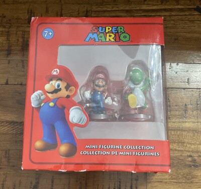 Super Mario Brothers Mario & Yoshi Mini Figure 2 Pack Import Official ...