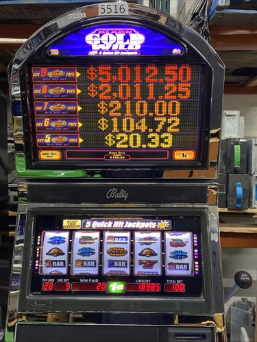 Bally Alpha Black Gold Wild Quick Hit Slot MACHINE | eBay