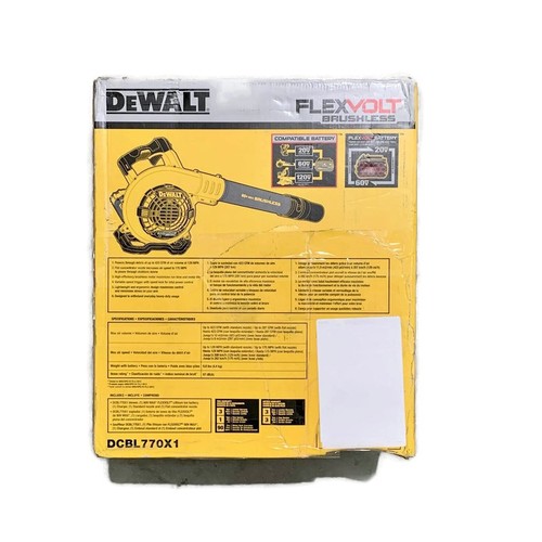 DEWALT DCBL770X1 FLEXVOLT 60V MAX 60-Volt Cordless Brushless Handheld ...