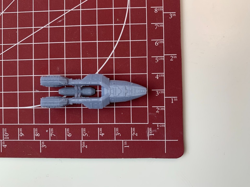 Battlestar Galactica Defender class miniature | eBay