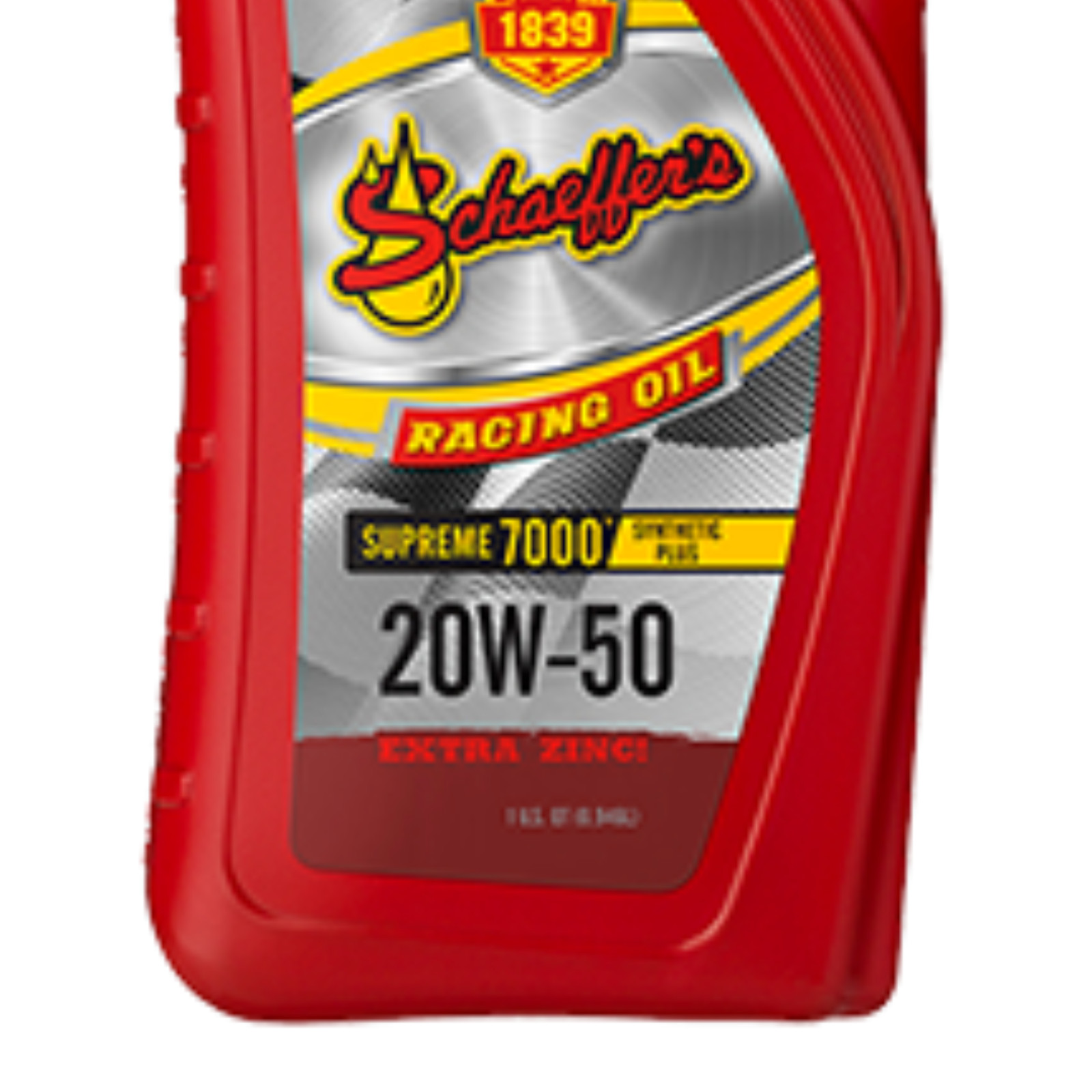 Schaeffer's 1 QT Supreme 7000 Synthetic Plus Racing Oil 20W-50 Pack of 12