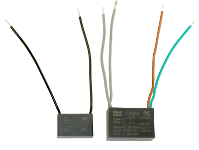 Hunter 5 Wire Capacitor CBB61 Ceiling Fan Capacitor 2 Wire 4.5uf