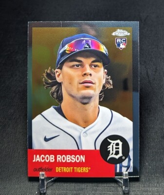 Jacob Robson Rookie RC 2022 Topps Chrome Platinum Anniversary Card #374 ...