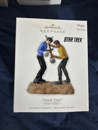 Hallmark Keepsake Magic Ornament Star Trek "Amok Time" with Sound 2010 ...