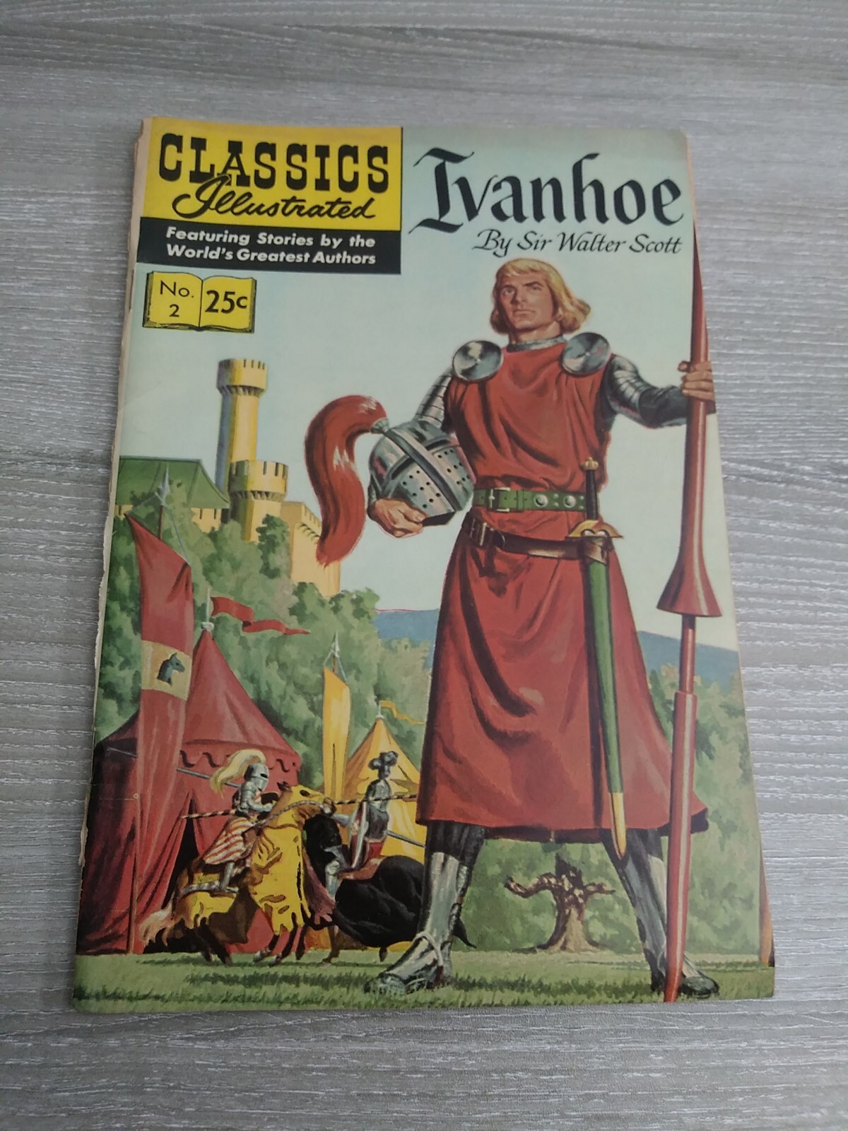 Vintage Classics Illustrated Ivanhoe By Sir Walter Scott No.2 | eBay