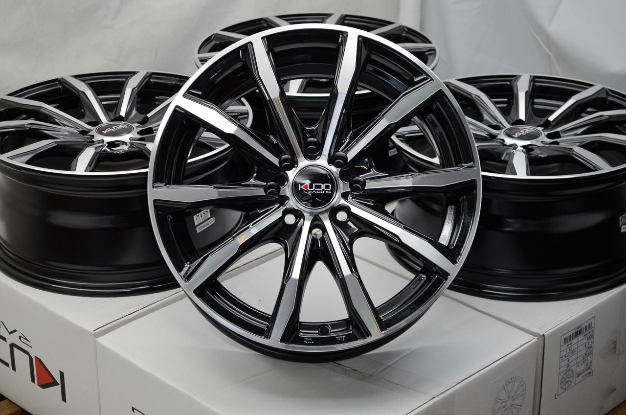 16x7 Black Wheels Rims 4 Lug Fit Nissan Kicks Cube Sentra Versa Scion ...
