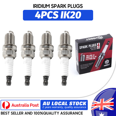 4x IRIDIUM Spark Plugs IK20 for DENSO 00~05 Kia Rio 1.5L A5D 4cyl ...