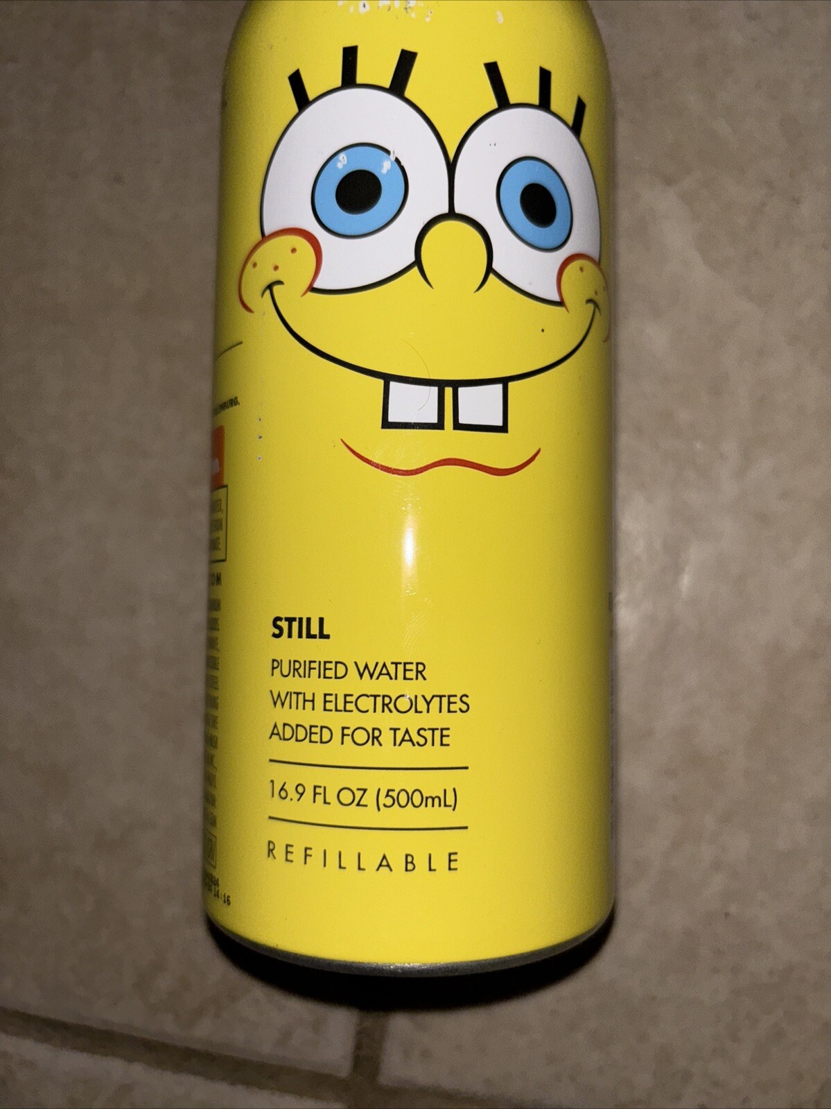 PATH PURIFIED WATER REFILLABLE BOTTLE 16.9 FL OZ SPONGEBOB SQUAREPANTS ...
