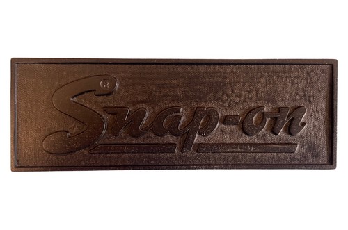 Vintage Snap-On Tool Box Metal Logo Plate Emblem Badge (Mint) | eBay