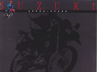 1985 SUZUKI SP250 SP600 - MOTORCYCLE brochure | eBay