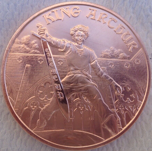 1 oz. KING ARTHUR Medieval Legends Series #7 copper rounds .999 | eBay