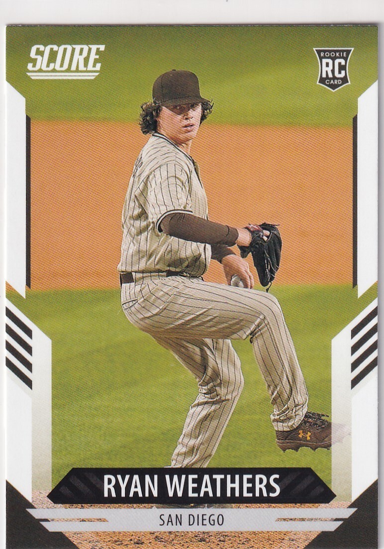 2021 SCORE RC RYAN WEATHERS MIAMI MARLINS CHRONICLES BASEBALL JC-2340 ...