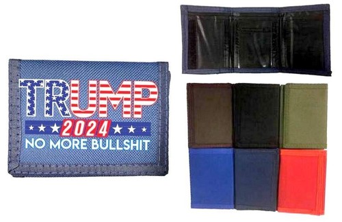 President Donald Trump Tri- Fold Canvas Wallet | eBay