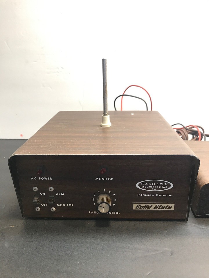 Vintage Solid State Security System Intrusion Detector Retro 60s Alarm ...