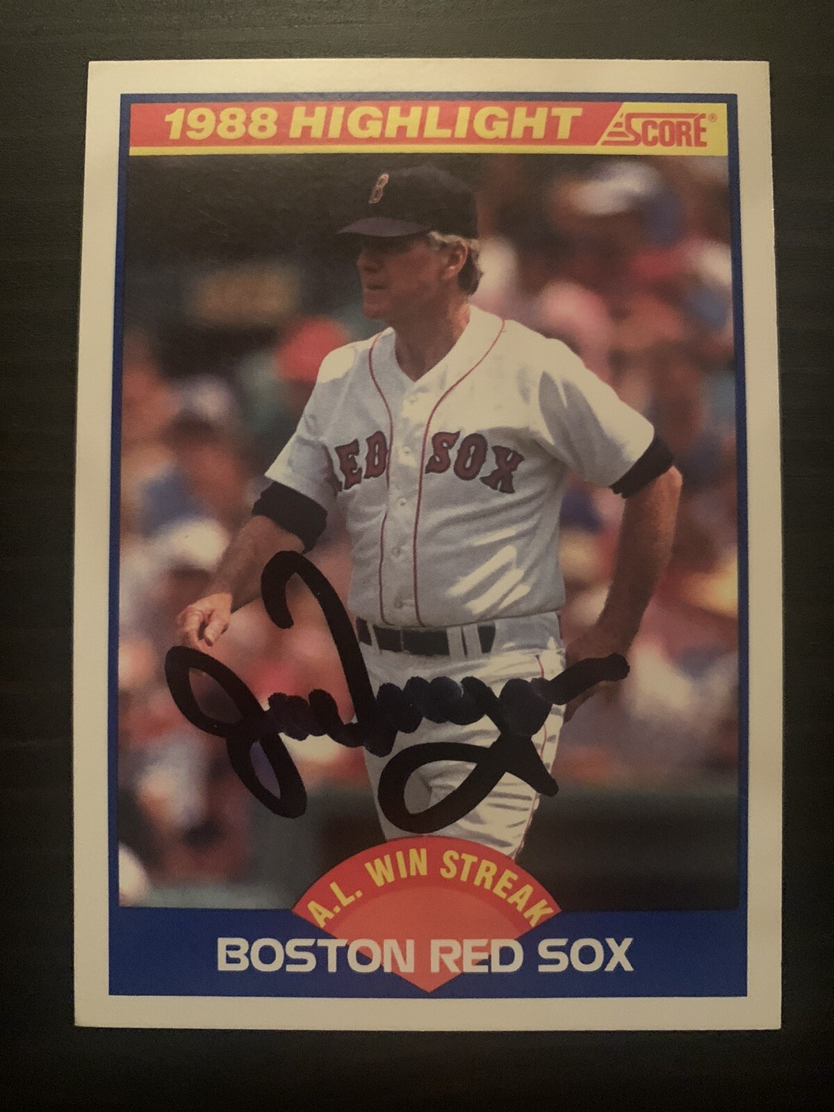 1989 Score #660 Joe Morgan Boston Red Sox Signed Card Autographed | eBay