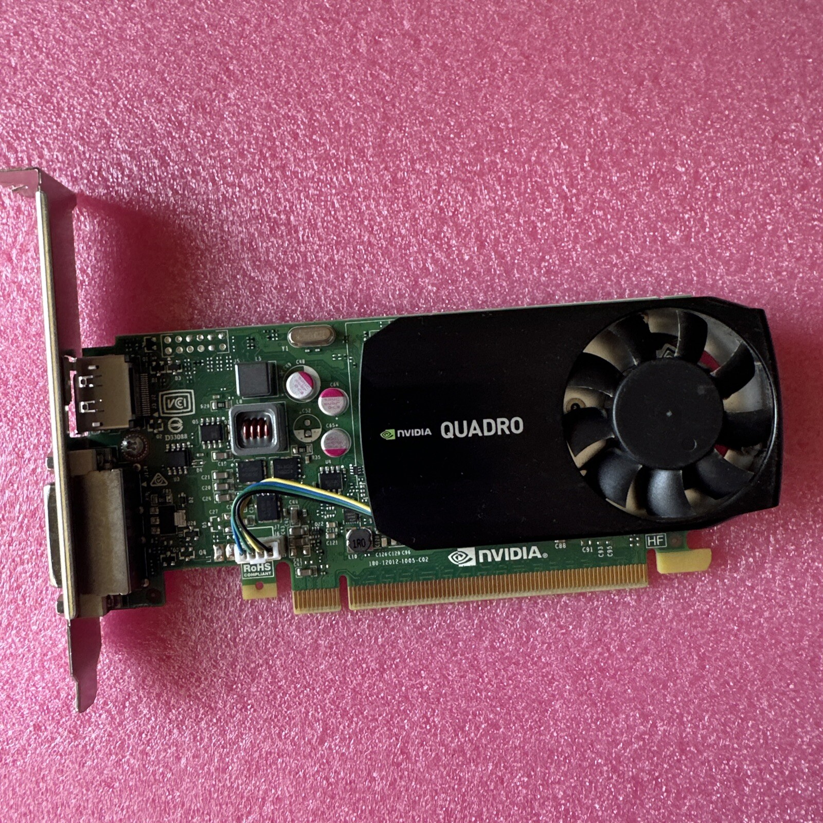 Nvidia Quadro K620 2GB DDR3 PCIe x16 Graphics Card DVI DP HP 765147-001