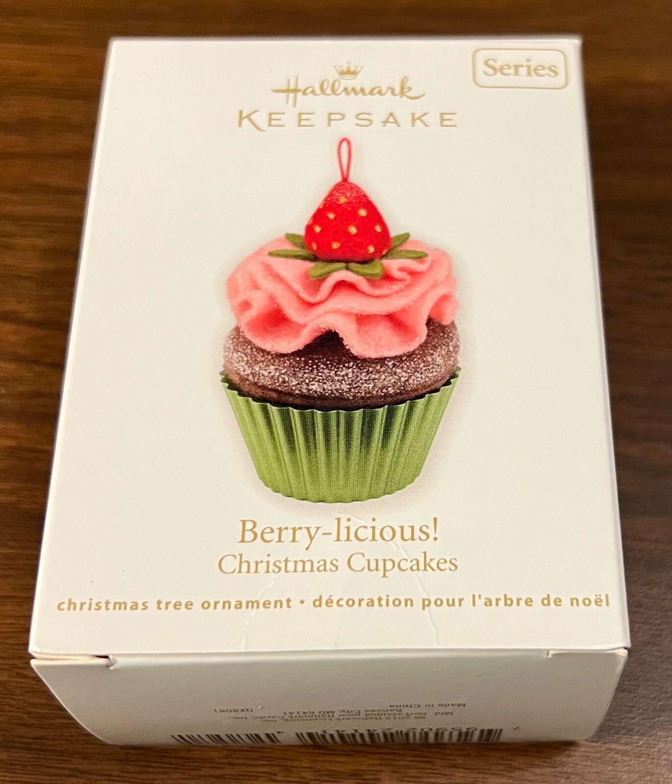 2012 Hallmark Keepsake Ornament Christmas Cupcakes Series #3 Berry ...