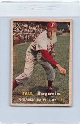 1957 Topps #129 Saul Rogovin Phillies VG/EX *4079 | eBay