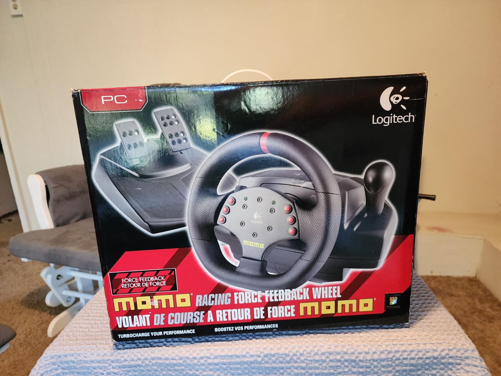 Logitech MOMO Force Feedback Racing Wheel | eBay