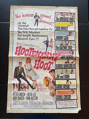 Hootnanny Hoot (1963) - Original One Sheet Movie Poster 27 x 41 | eBay