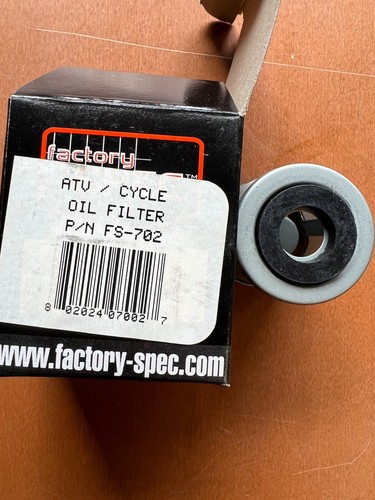 FACTORY-SPEC ATV CYCLE OIL FILTER FS-702 YAMAHA BIG WHEEL XT VINO ...