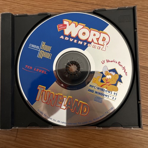 Lil' Howie's Funhouse WORD Adventure Tuneland Windows 1995 PC Computer ...