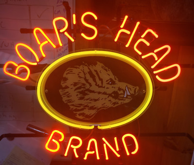 Boar's Head Brand 19"x15" Neon Sign Light Restaurant Market Wall ...