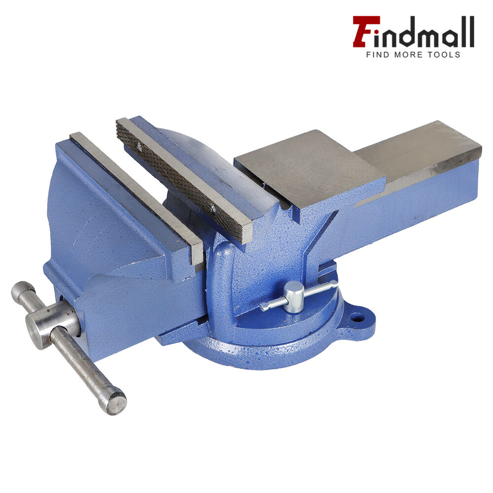 8"/6"/5"/4"Bench Vise w/ Anvil Swivel Base Heavy Duty Vice Multipurpose ...