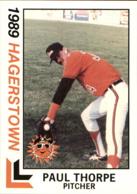 Paul Thorpe 1989 Best Hagerstown Suns #19 RC Card *AutographDen* FREE ...