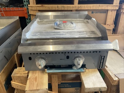 RESTAURANT GAS GRIDDLE 2 BURNER - 60,000 BTU'S MODEL#FGMG24 LP GAS KIT ...