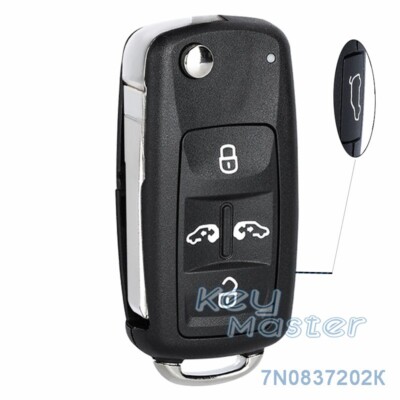 for Volkswagen Multivan Sharan 2011-2016 434MHz Flip Remote Key Fob ...