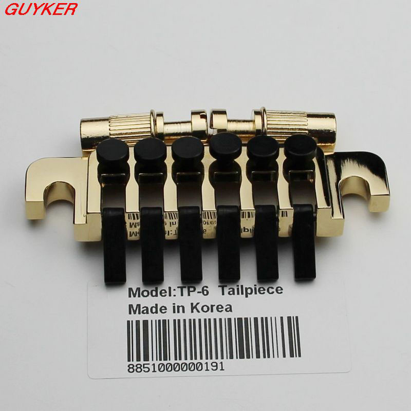Vintage Gibson Epiphone TP 6 70's Tailpiece Gold guitar bridge LP ...