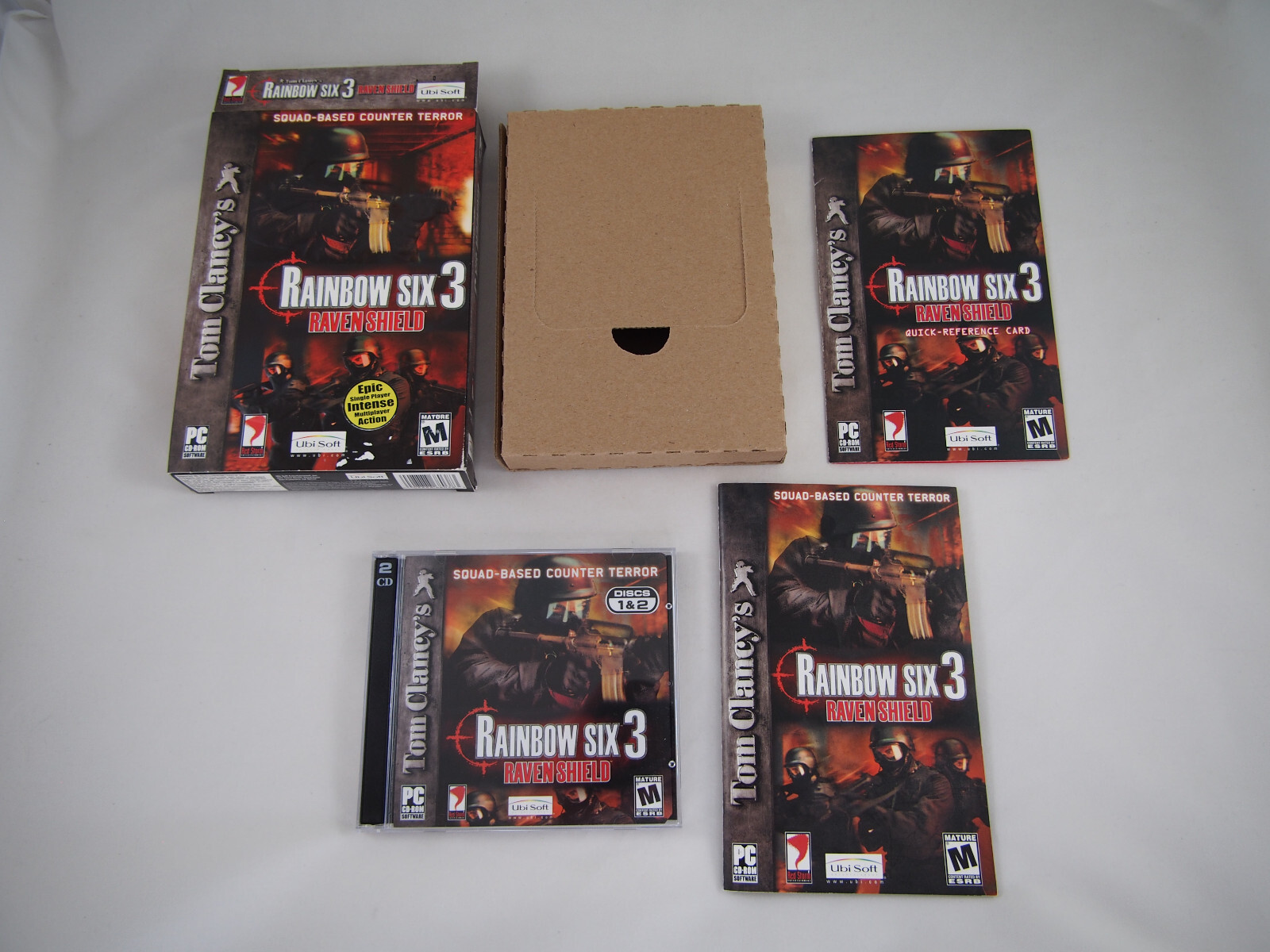 Tom Clancy's Rainbow Six 3 Raven Shield, Big Box PC Game, 2003 Ubisoft ...