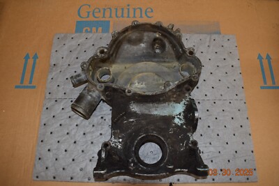 1969 1970 PONTIAC 350 400 455 9796346 TIMING CHAIN COVER NICE SHAPE | eBay