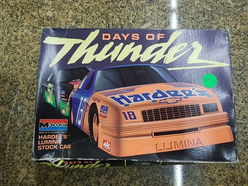 Vintage Monogram 'Days of Thunder' Hardee's Lumina Car #18 1/24 Scale ...