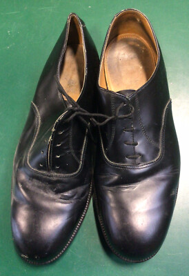 British Army parade shoes, black leather, 11M, cadets, smart, dress ...