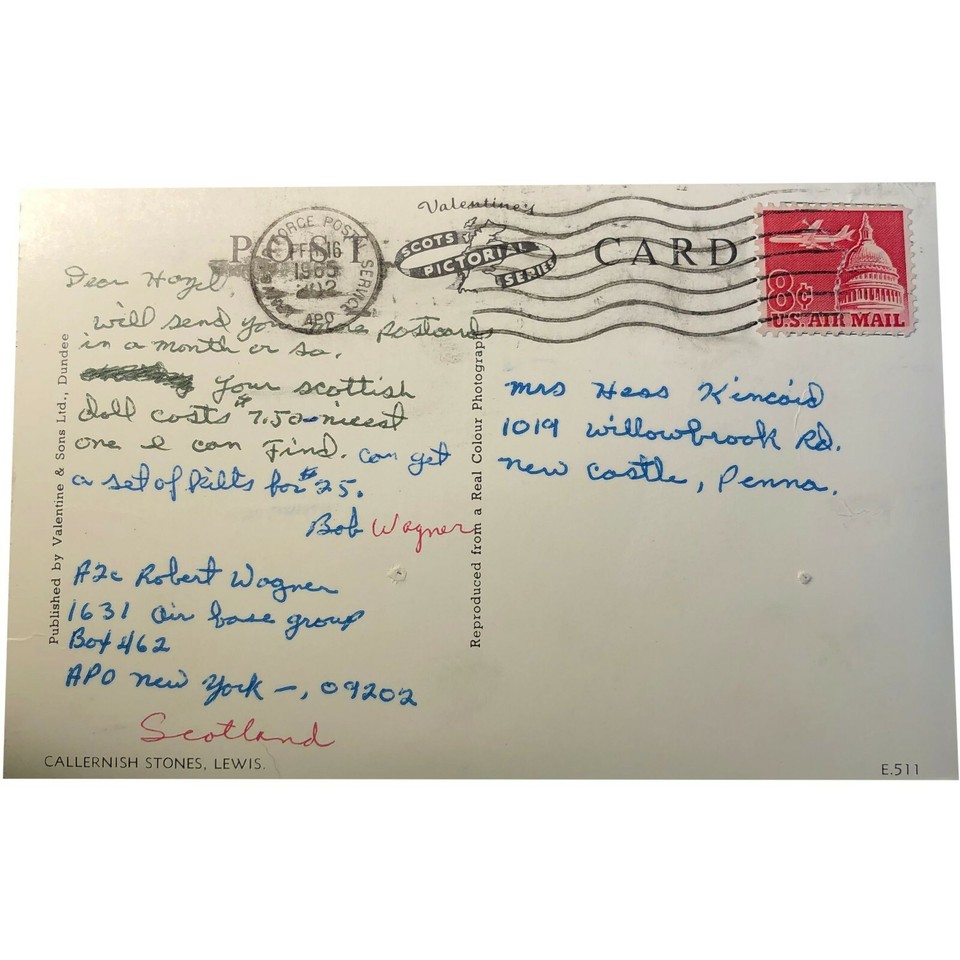 Vintage Postcard, Callernish Stones, 1965 | eBay