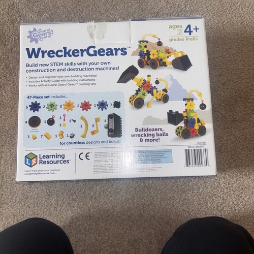 Learning Resources Gears! STEM FINE MOTOR SKILLS FUN Wreckergears ...